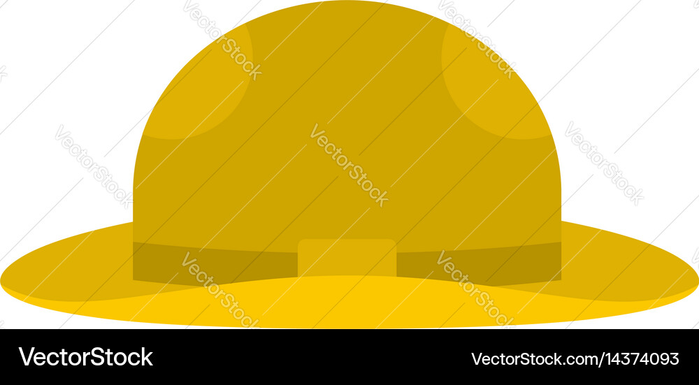 Summer hat icon isolated Royalty Free Vector Image