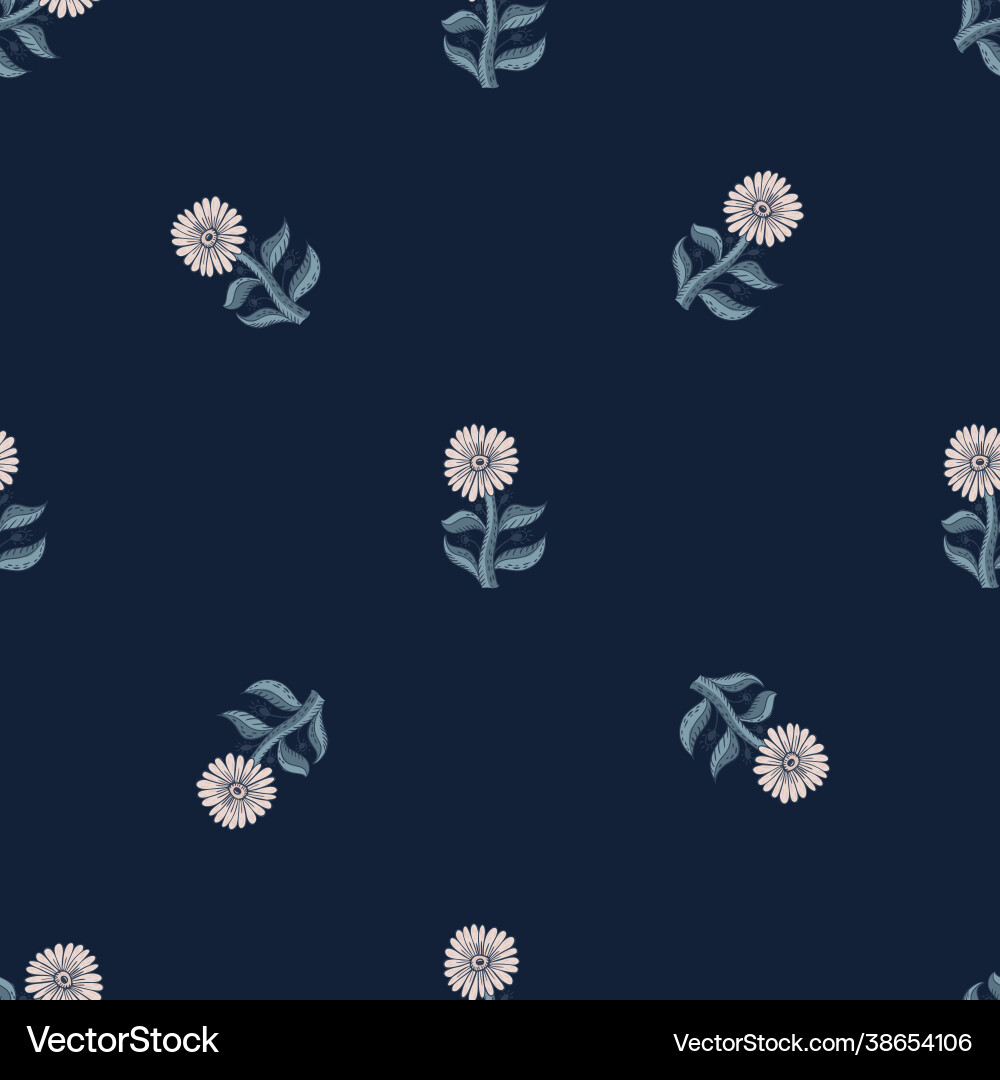 Minimalistic style vintage seamless pattern Vector Image