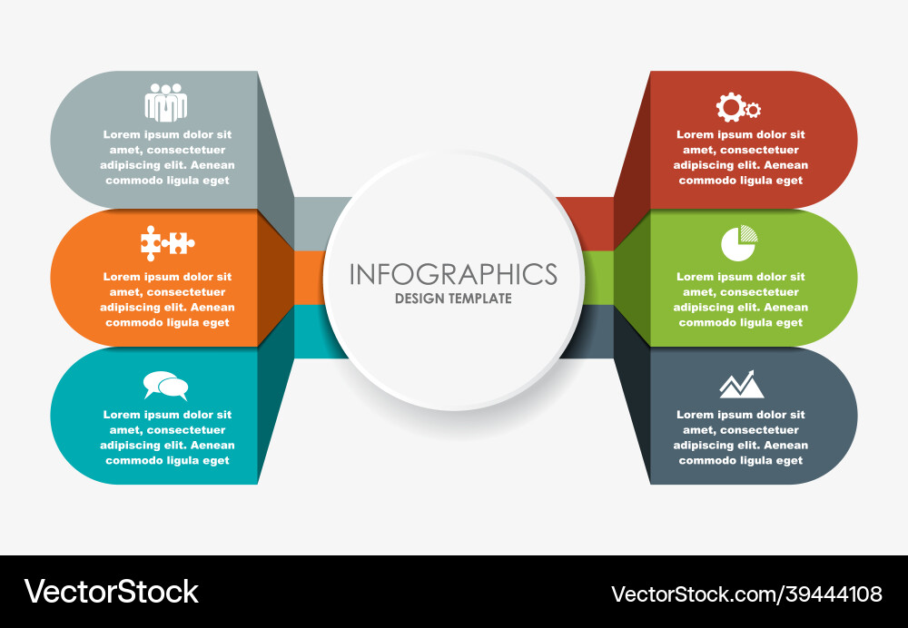 Infographic design template with place for your Vector Image