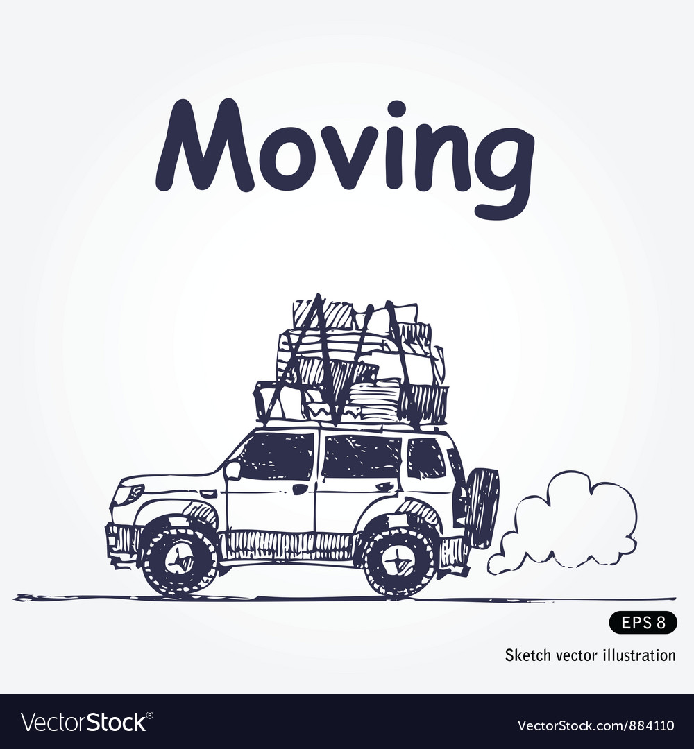 Moving Royalty Free Vector Image - VectorStock