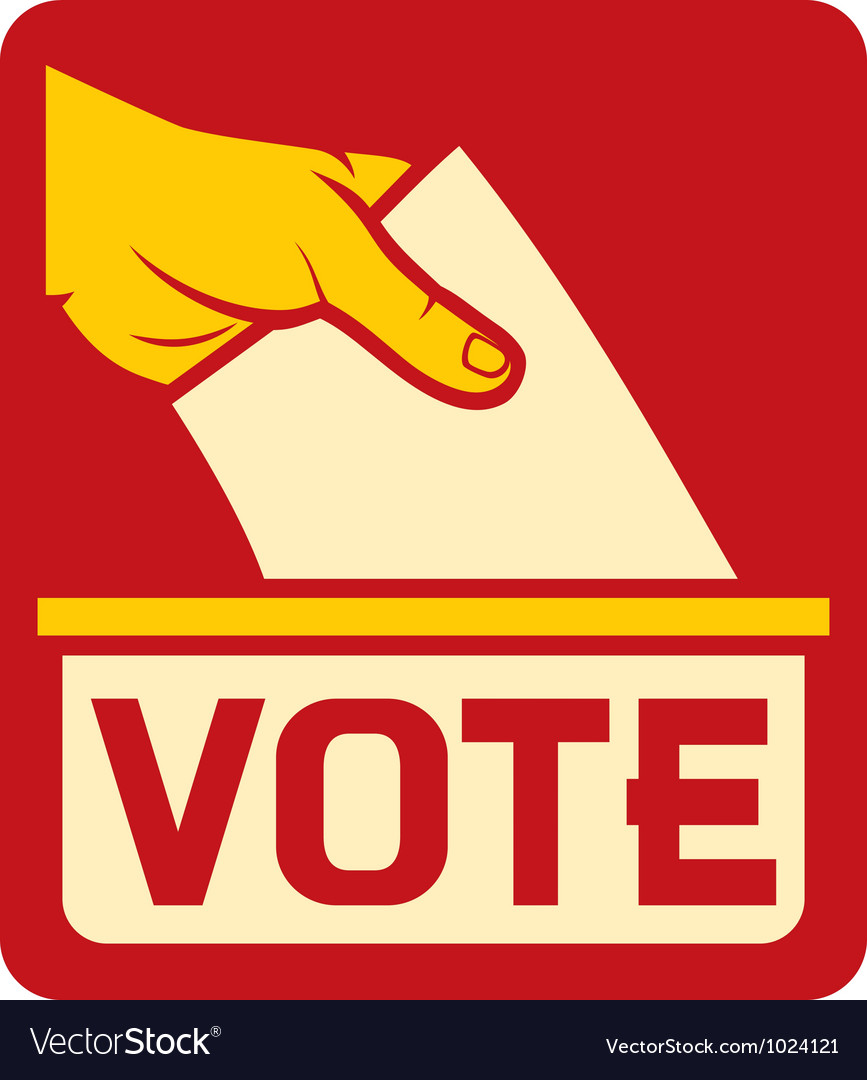 Vote symbol Royalty Free Vector Image - VectorStock
