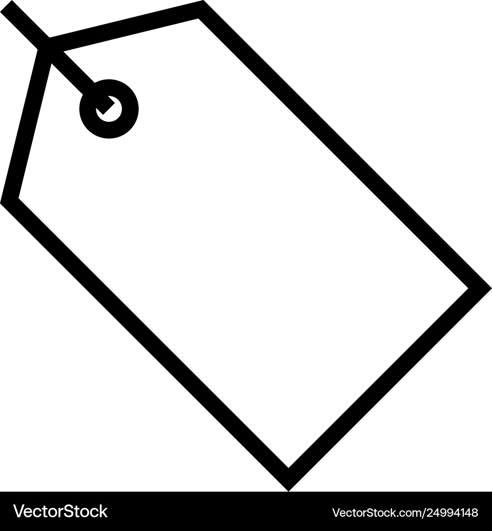 Price tag graphic design template isolated Vector Image