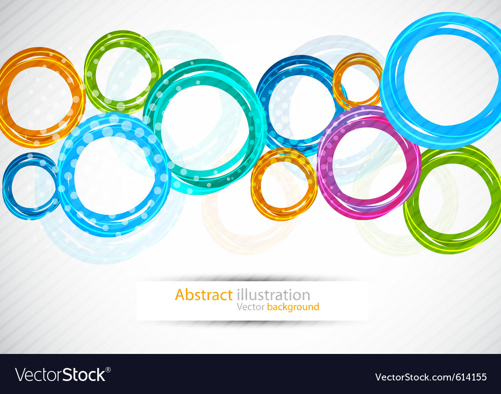 Abstract background with circles Royalty Free Vector Image
