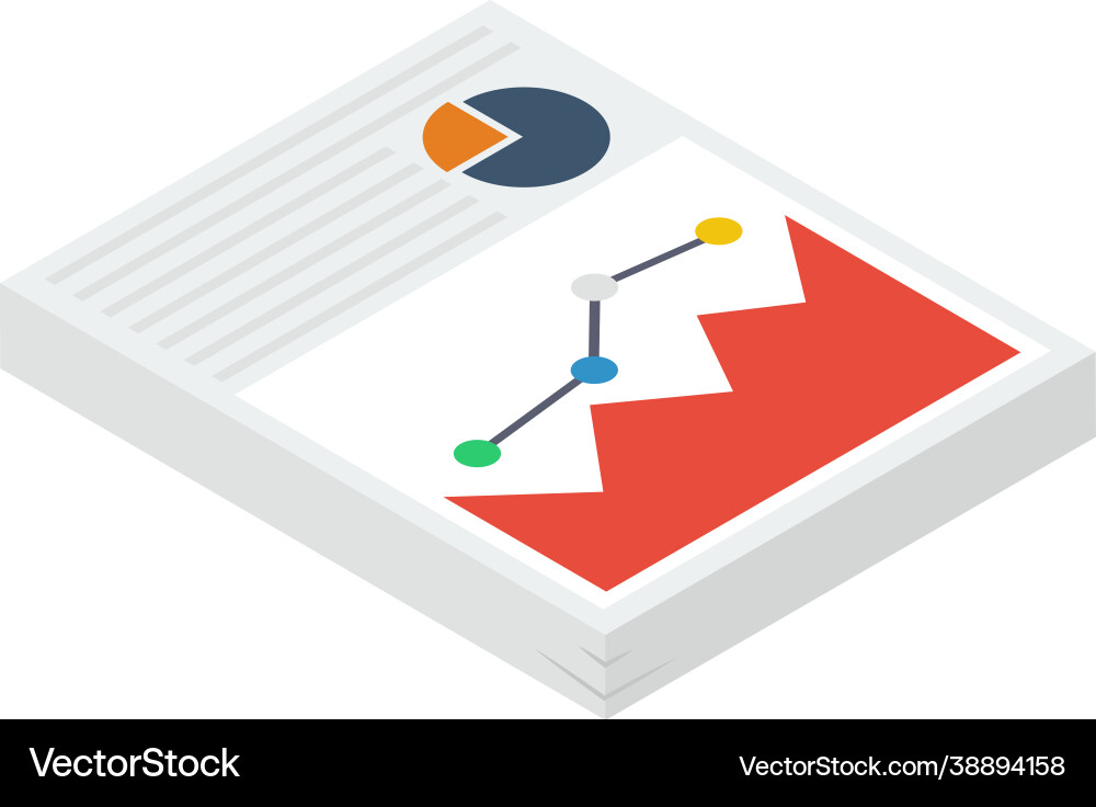 Business report Royalty Free Vector Image - VectorStock