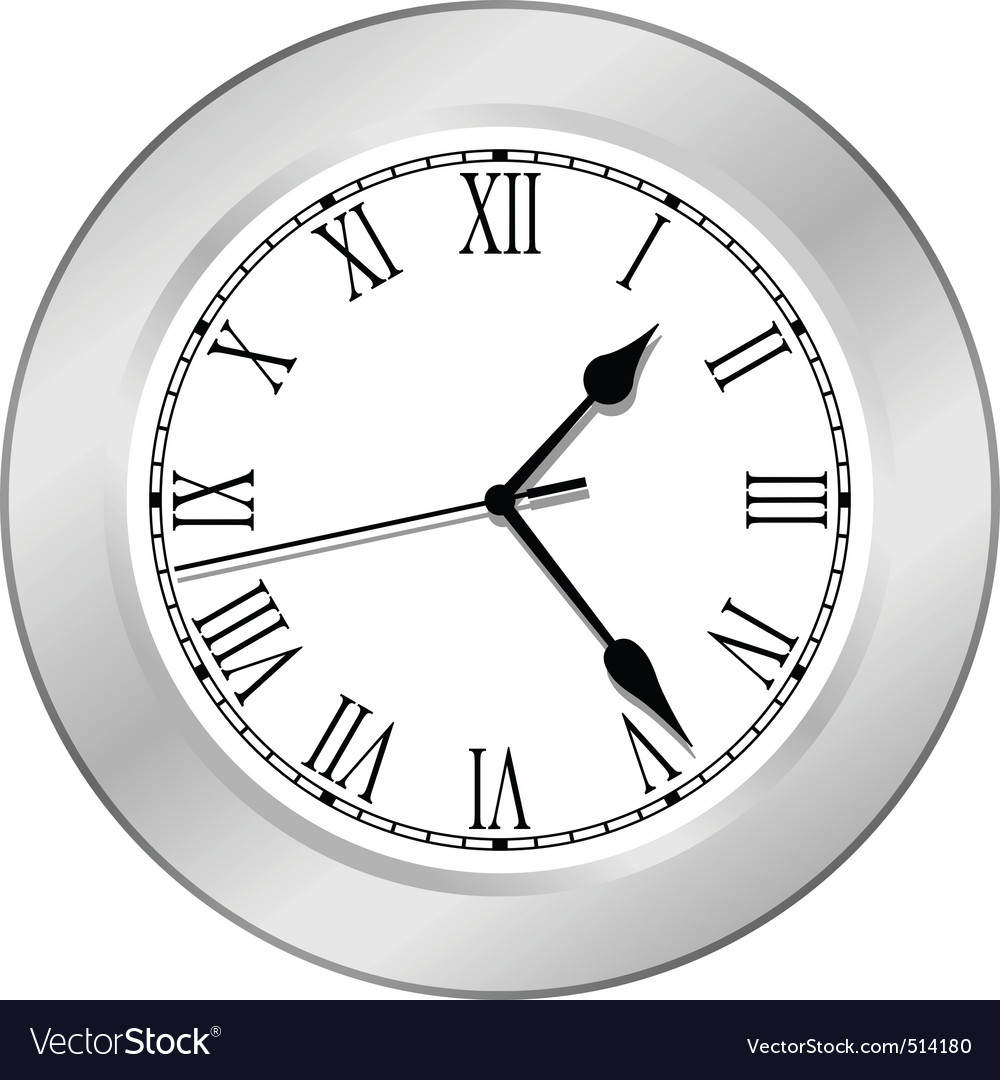 Clock Royalty Free Vector Image - VectorStock