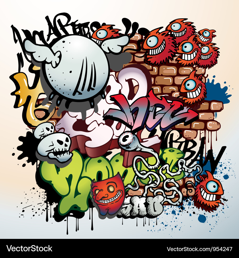 Graffiti Royalty Free Vector Image - VectorStock