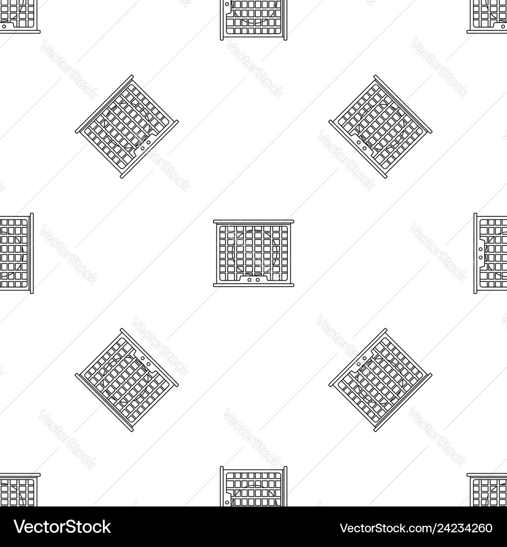Air conditioner compressor pattern seamless Vector Image