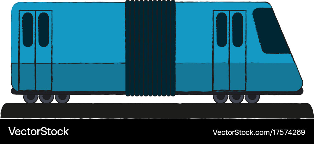 Train fast vehicle Royalty Free Vector Image - VectorStock