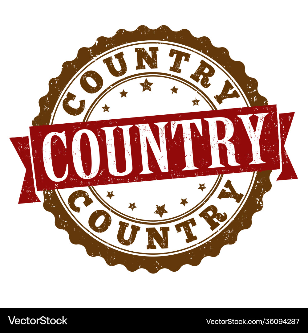 Country grunge rubber stamp Royalty Free Vector Image