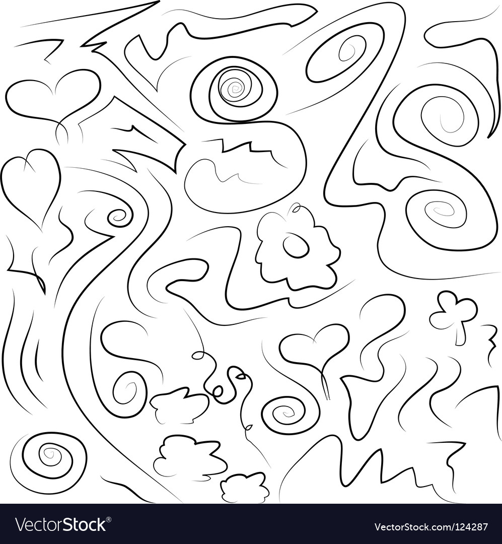 Squiggly Royalty Free Vector Image - VectorStock