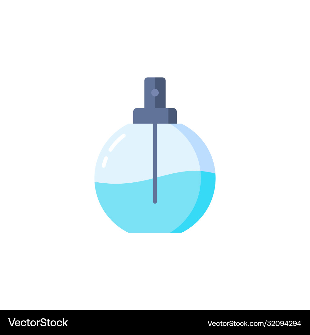 Perfume icon symbol isolated on white background Vector Image