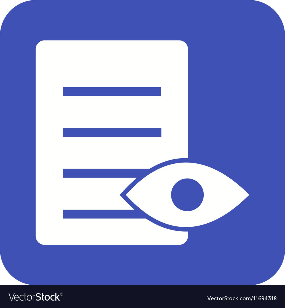 View document Royalty Free Vector Image - VectorStock