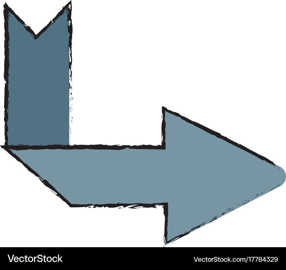 Arrow icon image Royalty Free Vector Image - VectorStock