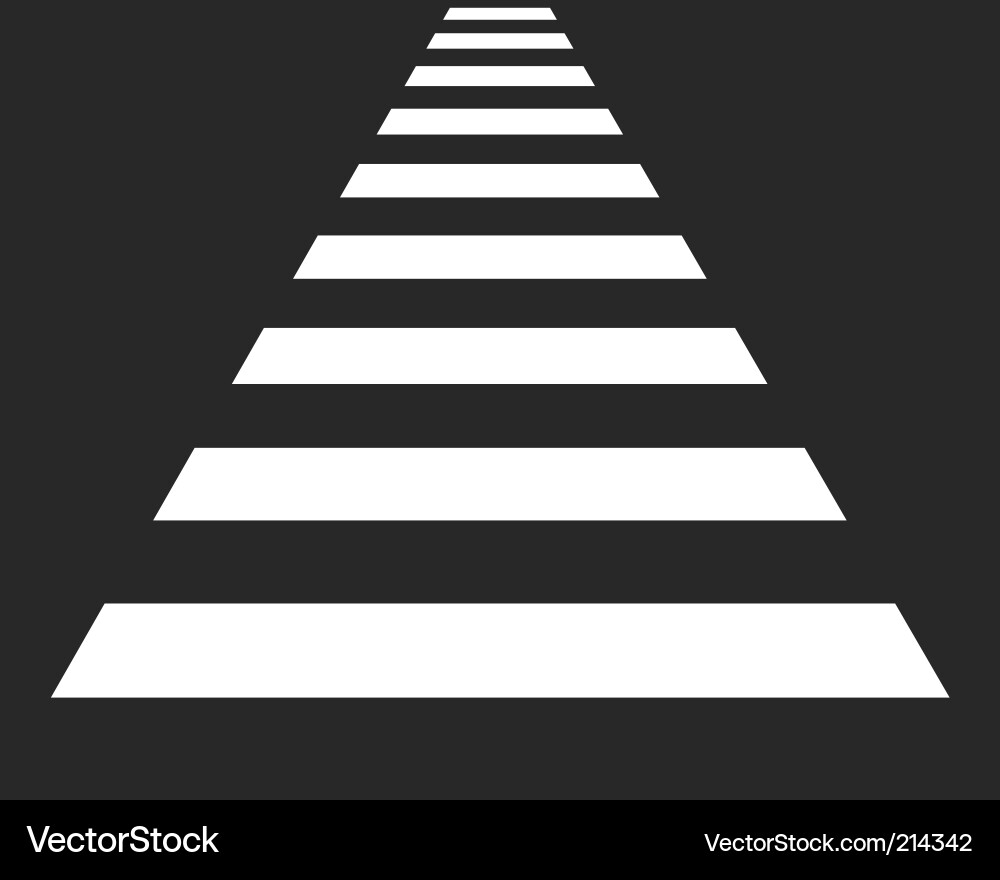 Cross walk Royalty Free Vector Image - VectorStock