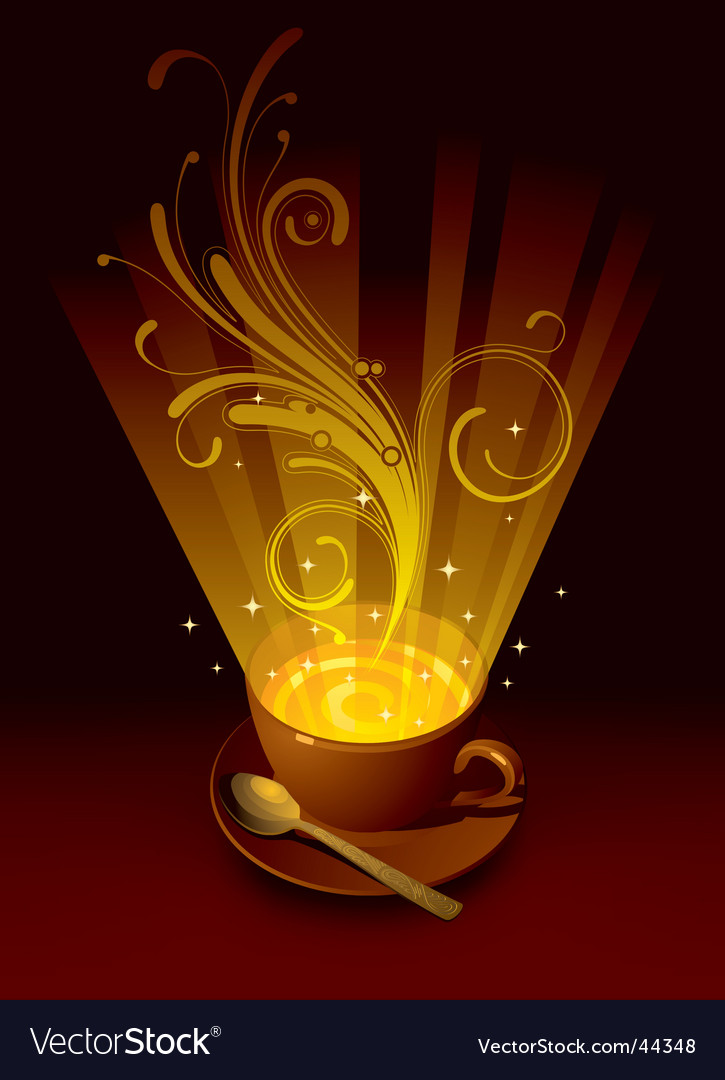 Magic cup Royalty Free Vector Image - VectorStock
