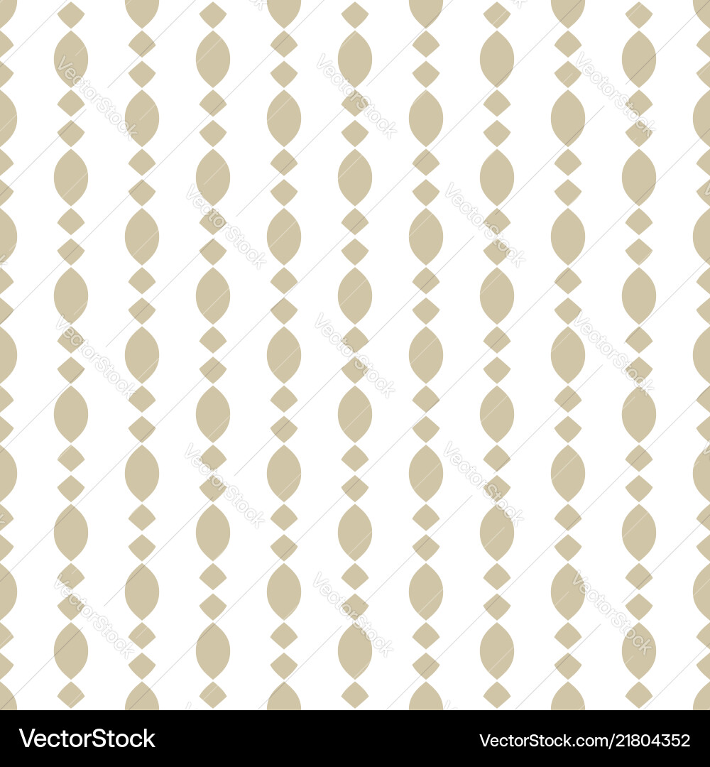 Ornamental white and beige seamless pattern Vector Image