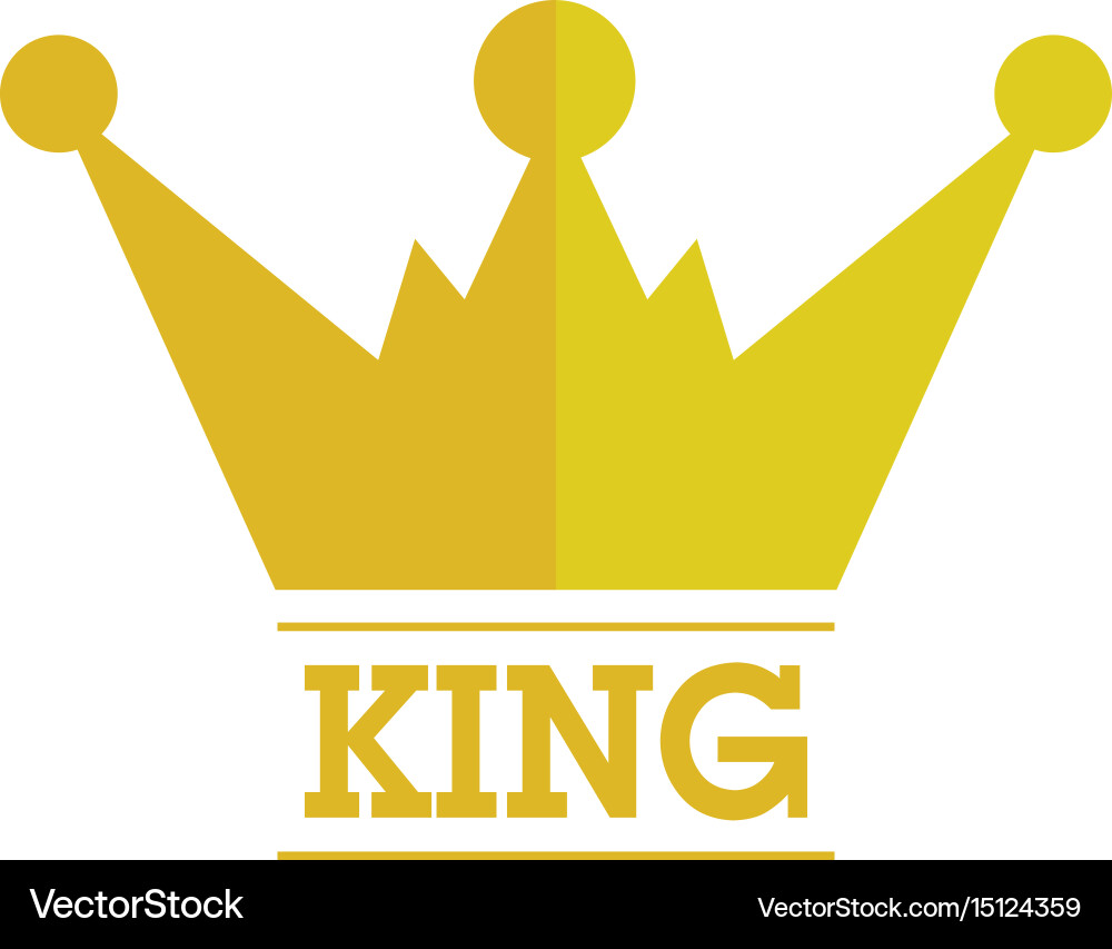 King crown logo Royalty Free Vector Image - VectorStock