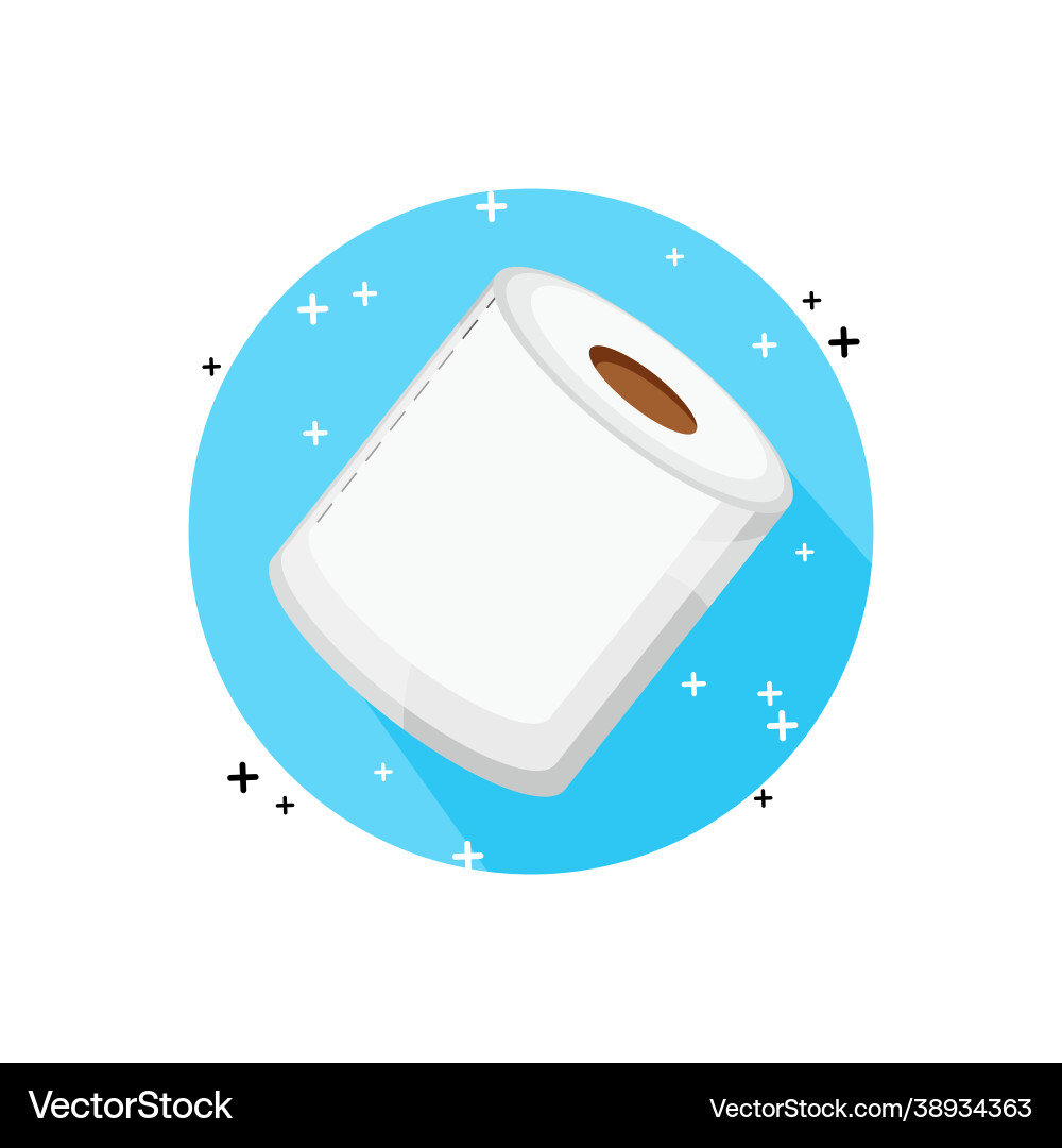 Toilet tissue icon design Royalty Free Vector Image