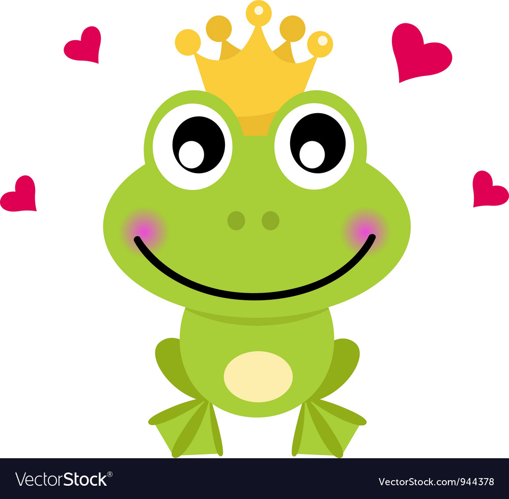 Frog prince Royalty Free Vector Image - VectorStock
