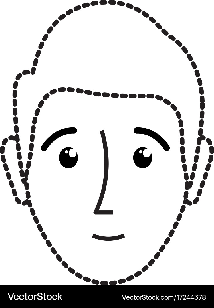 Man head Royalty Free Vector Image - VectorStock