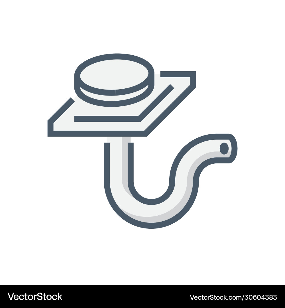 Floor drainage icon Royalty Free Vector Image - VectorStock
