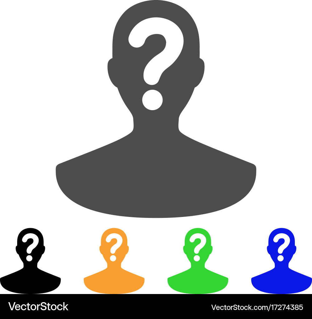 Unknown person icon Royalty Free Vector Image - VectorStock