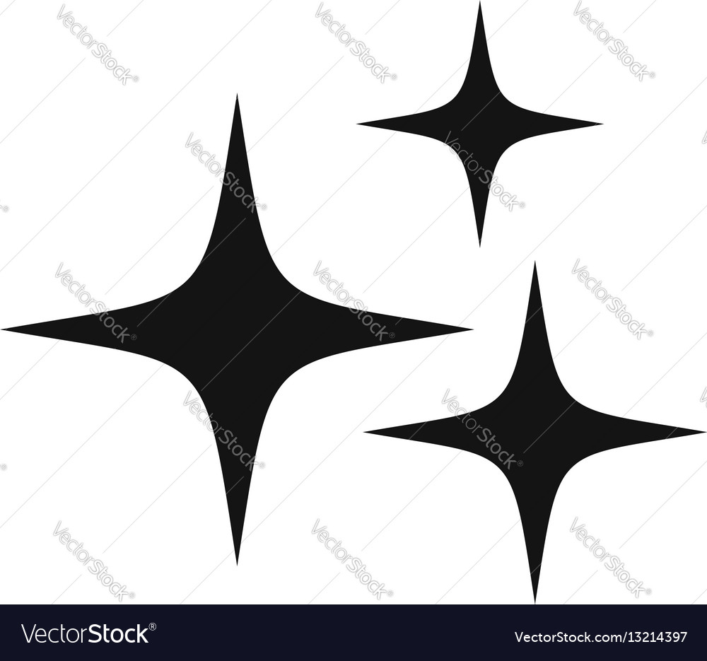 Stars icon simple style Royalty Free Vector Image - VectorStock