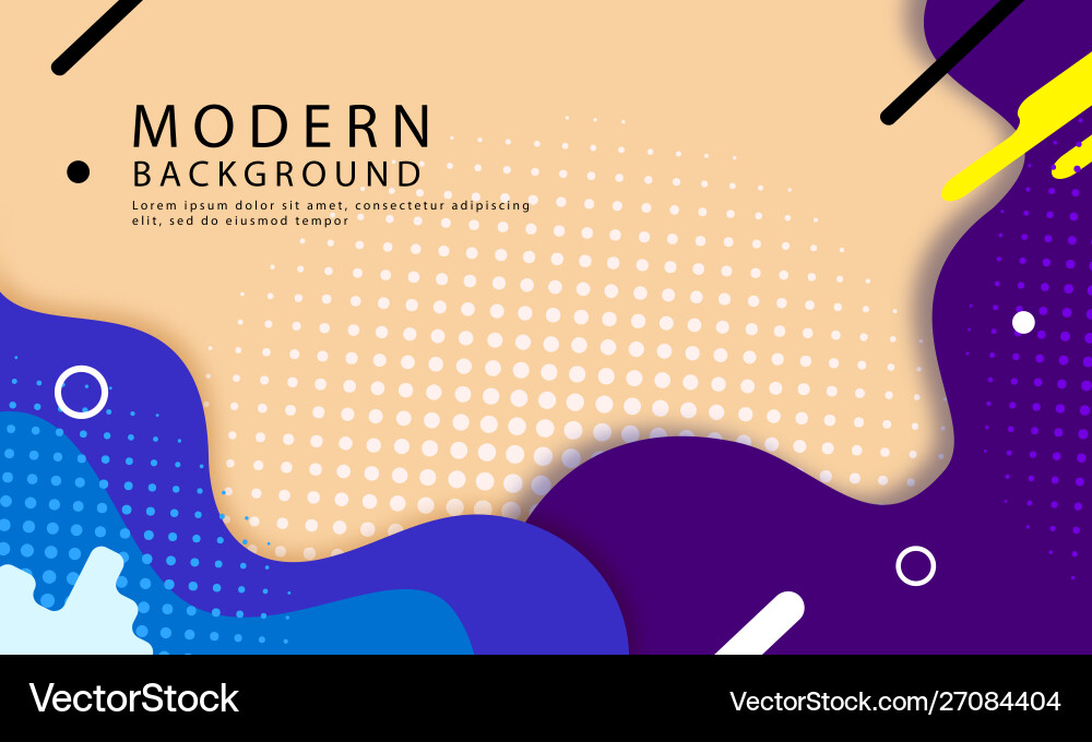 Abstract trendy modern background Royalty Free Vector Image