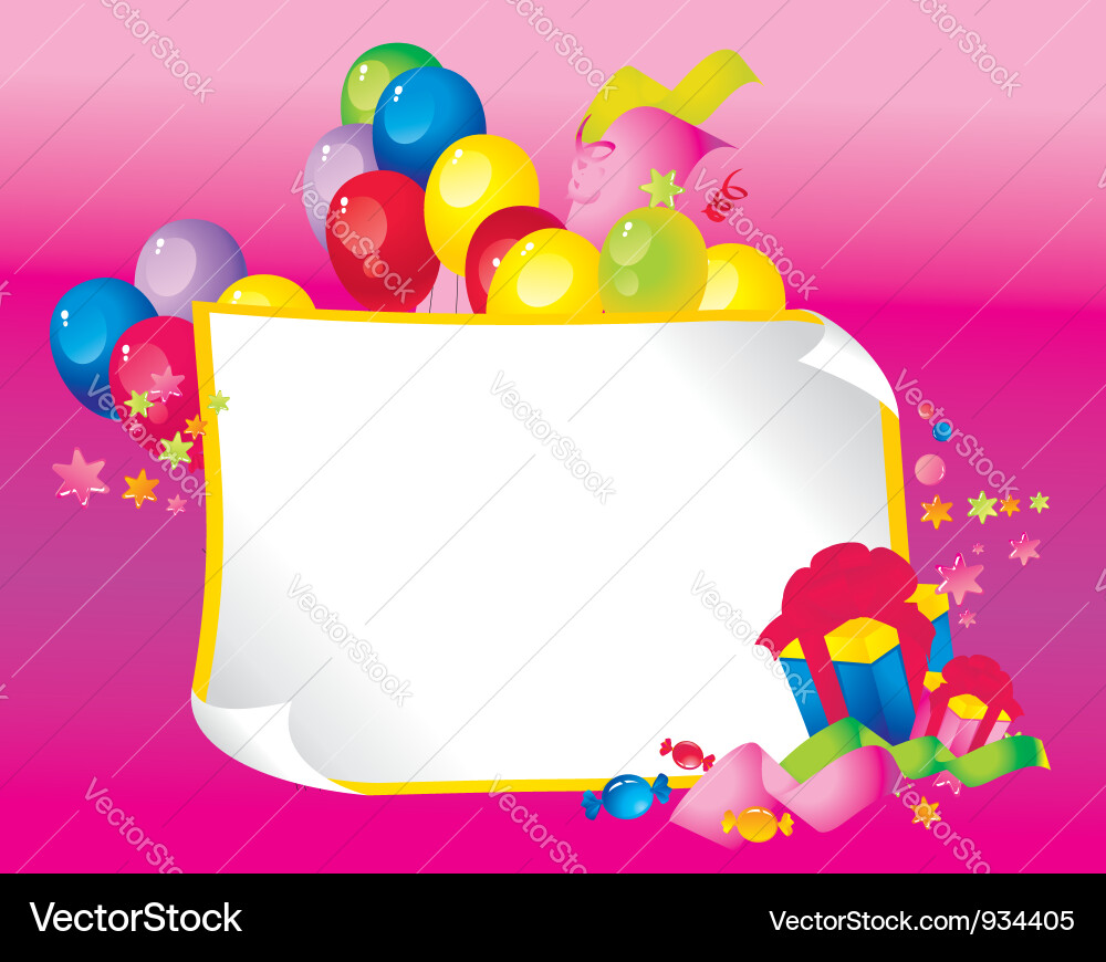 Celebration Border Royalty Free Vector Image - VectorStock