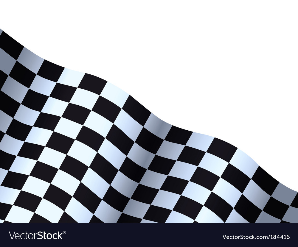 Checkered flag Royalty Free Vector Image - VectorStock