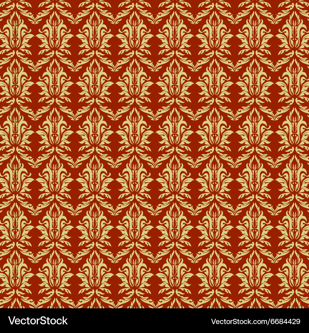 Royal floral background Royalty Free Vector Image