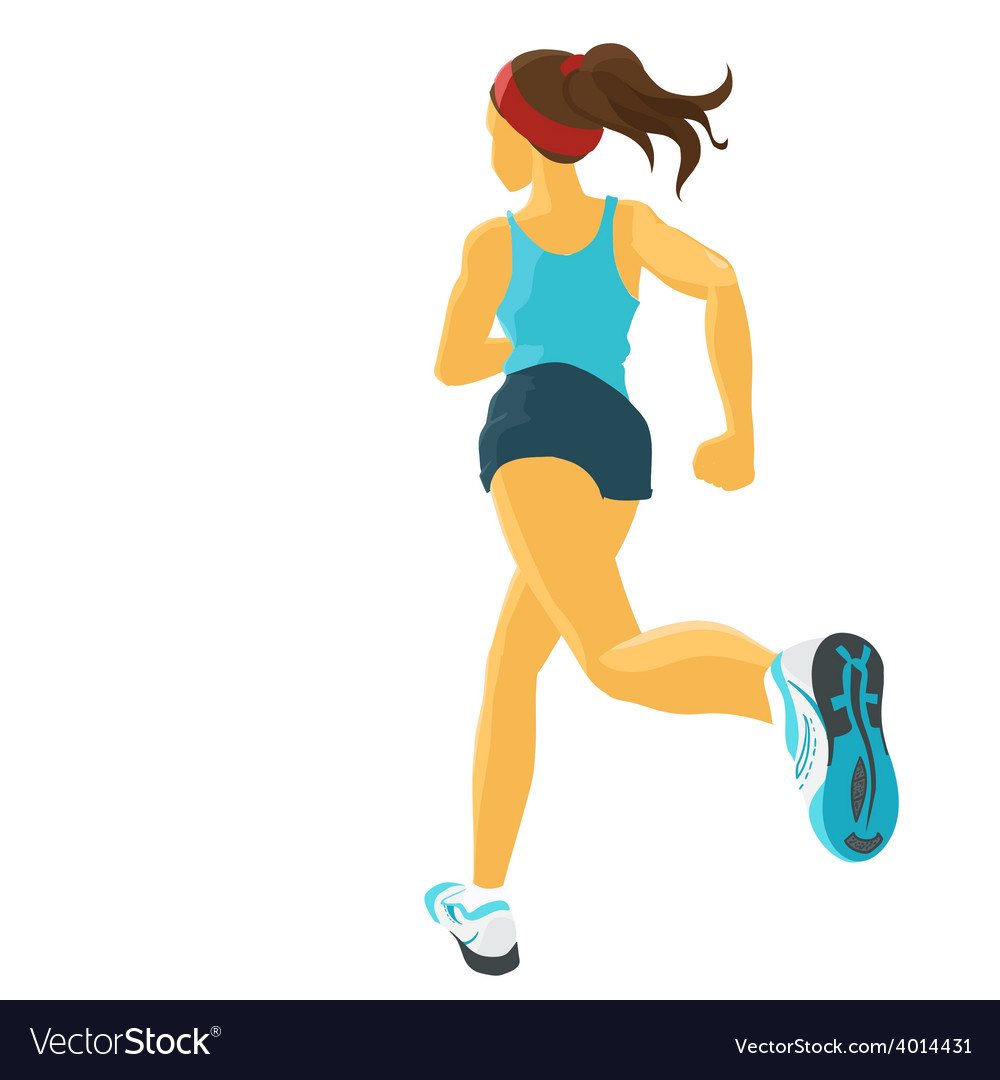 Jogging Royalty Free Vector Image - VectorStock