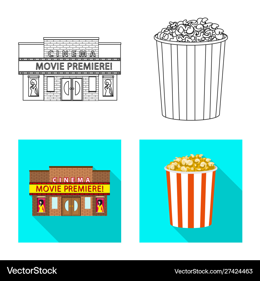 Television and filming sign Royalty Free Vector Image