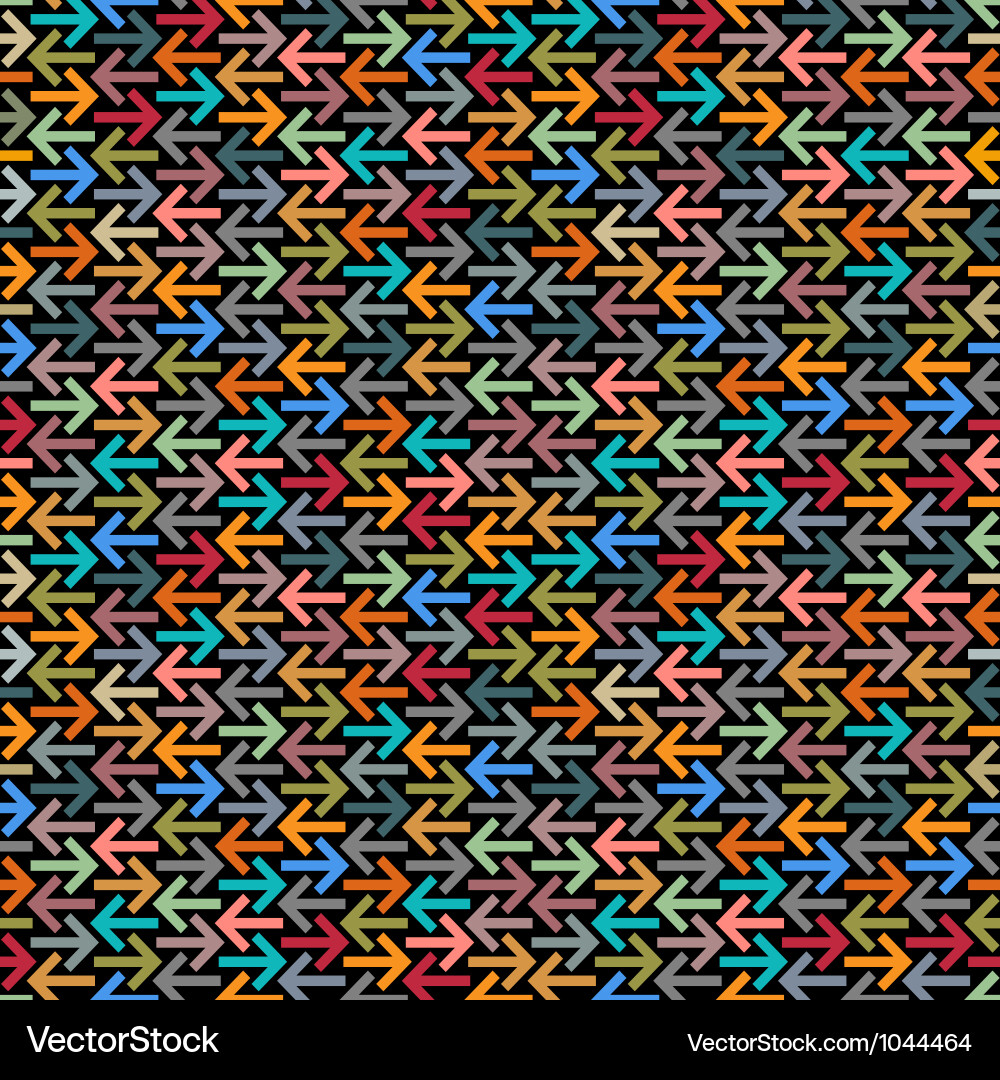 Arrows seamless background Royalty Free Vector Image