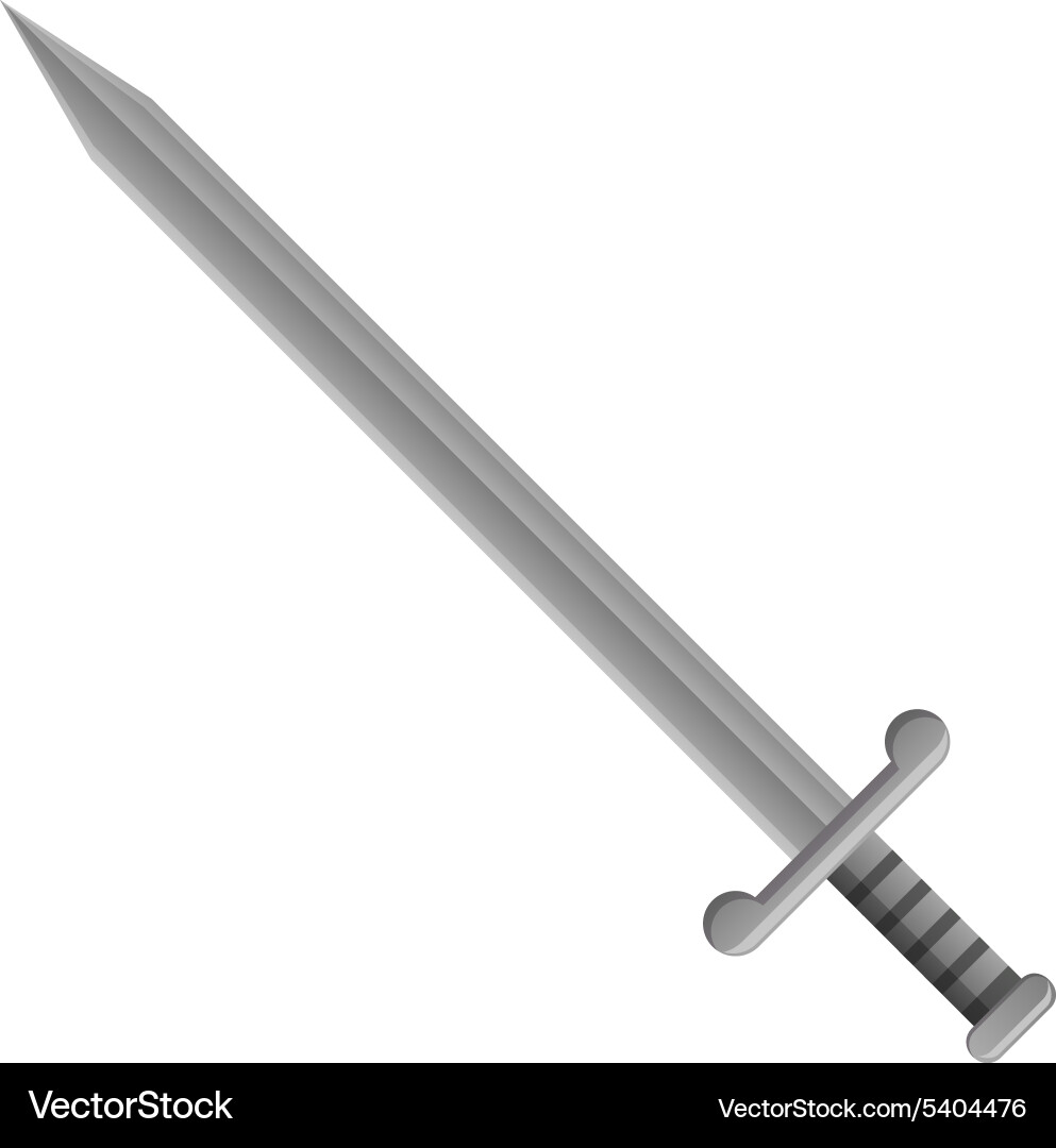 Medieval sword Royalty Free Vector Image - VectorStock