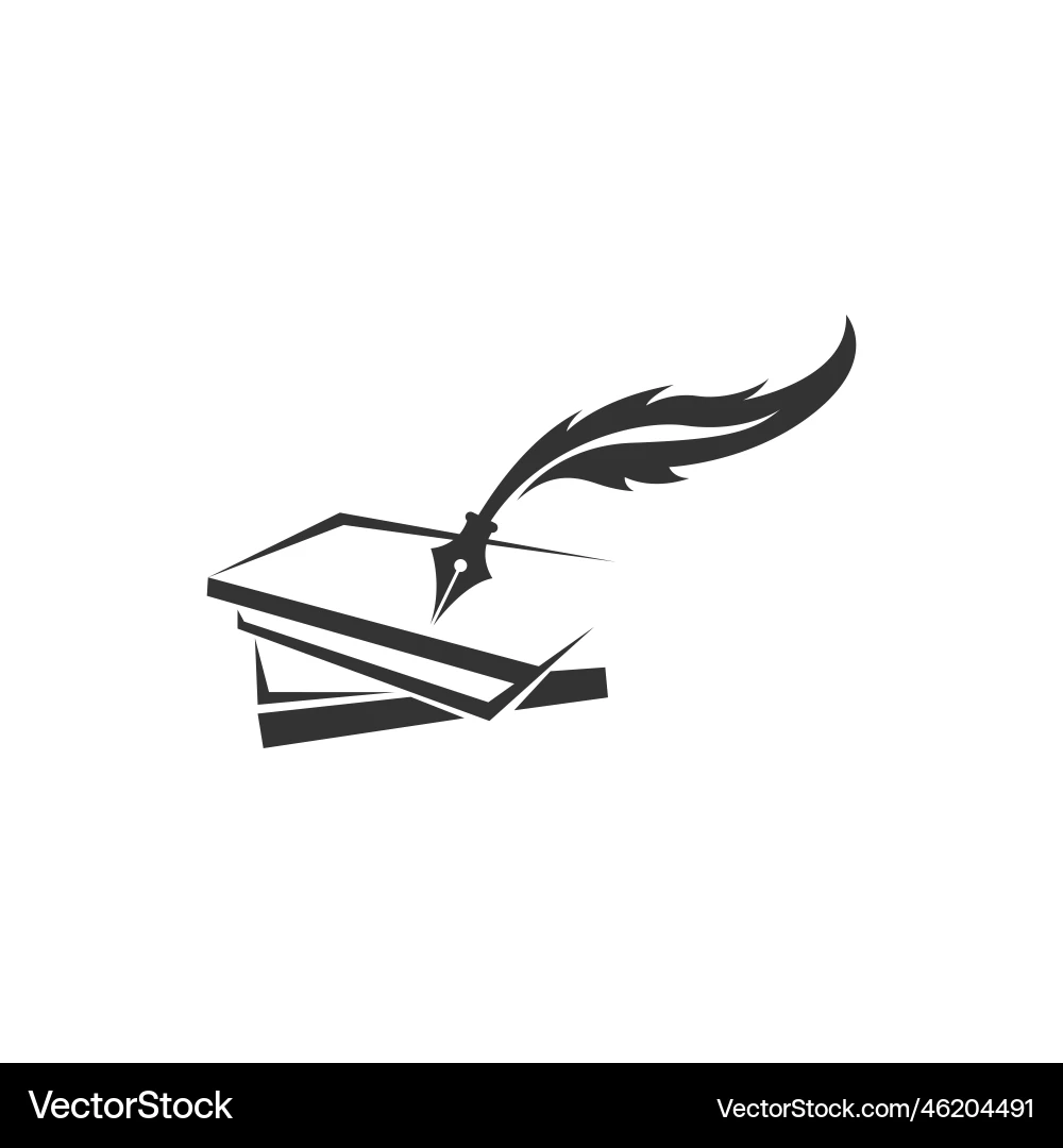 Quill Pen Logo Quill Pen Logo Vector Art, Icons, And Graphics For Free