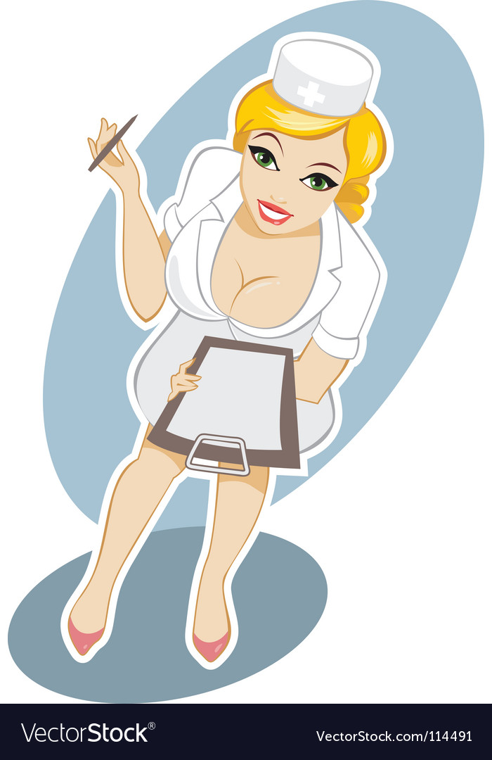 Sexy Nurse Royalty Free Vector Image Vectorstock