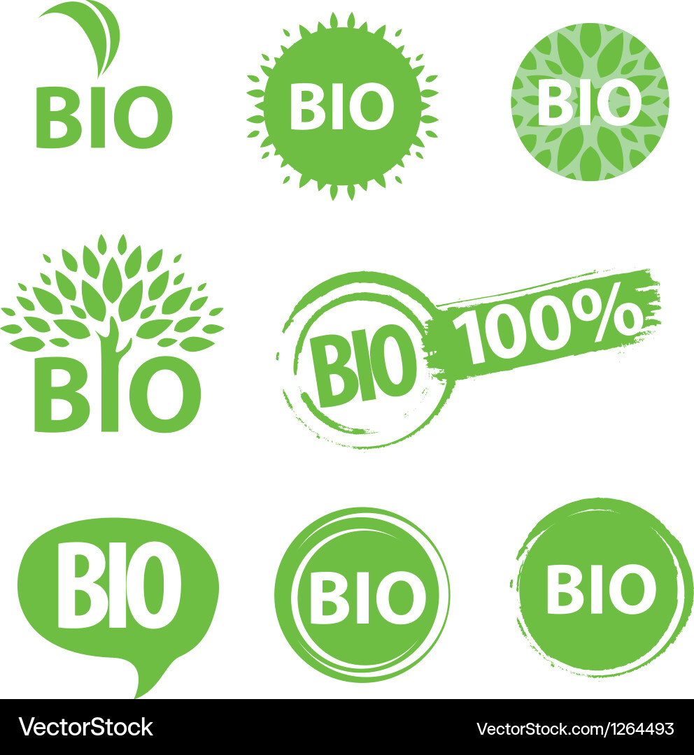 Bio logo Royalty Free Vector Image - VectorStock