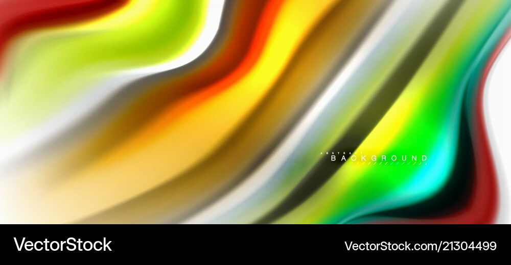 Fluid liquid mixing colors concept on light grey Vector Image