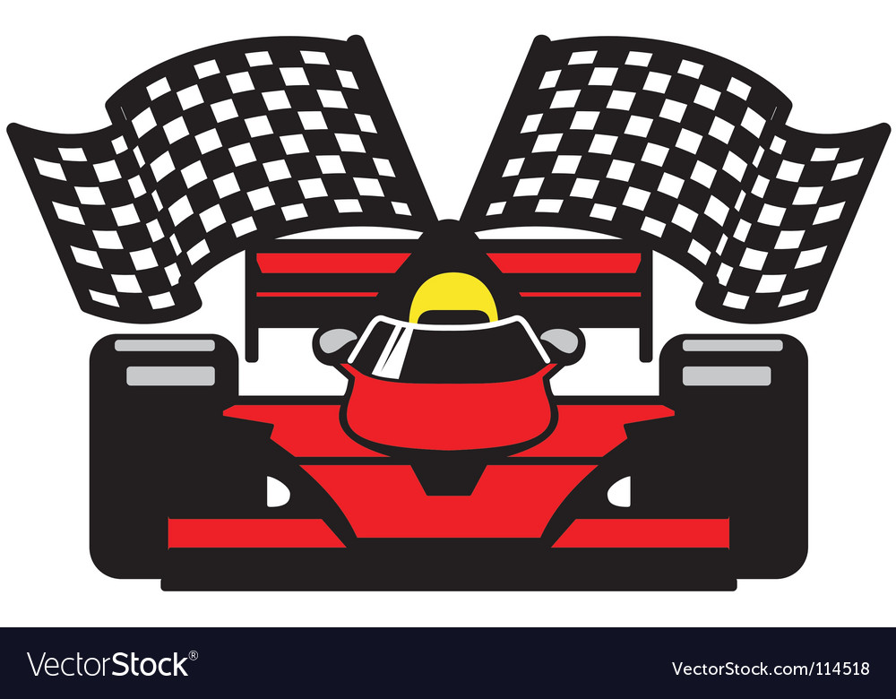 Racing car Royalty Free Vector Image - VectorStock