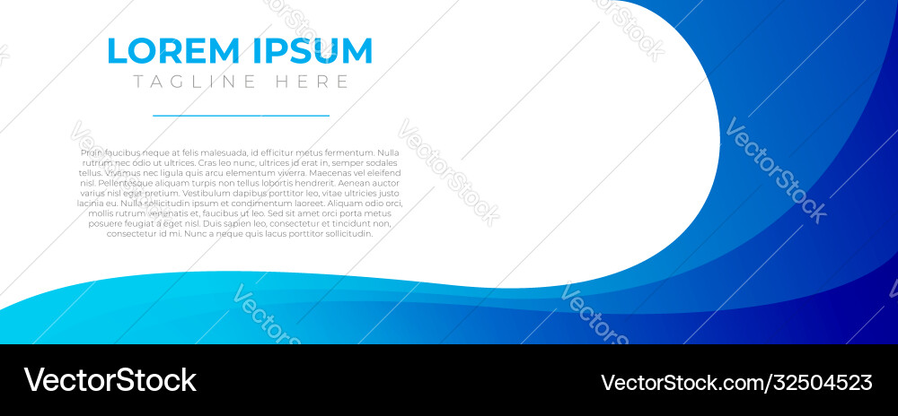 Blue banner design modern banner template design Vector Image