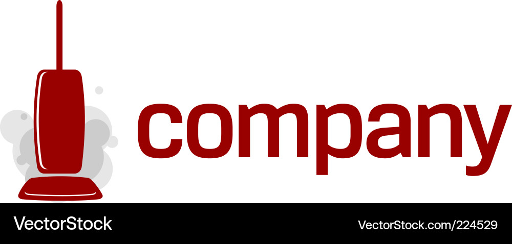Vacuum cleaner logo Royalty Free Vector Image - VectorStock