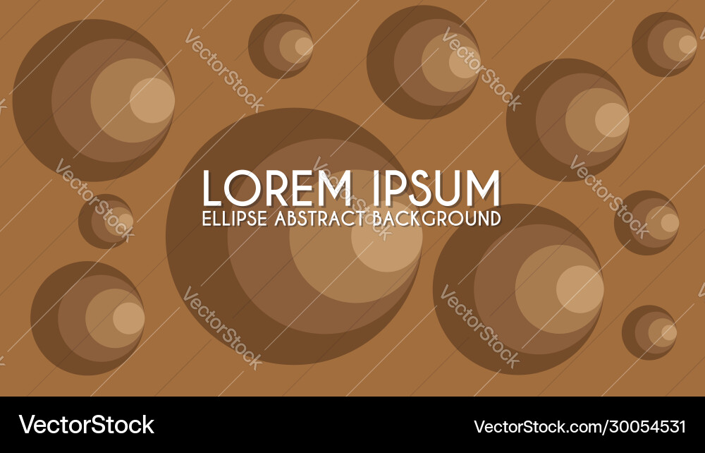 Ellipse abstract background design template gray Vector Image