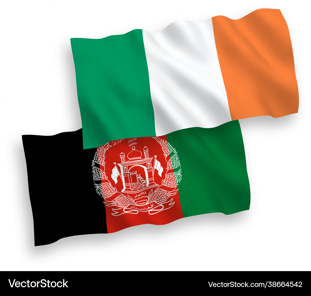 Flags ireland and islamic republic Royalty Free Vector Image