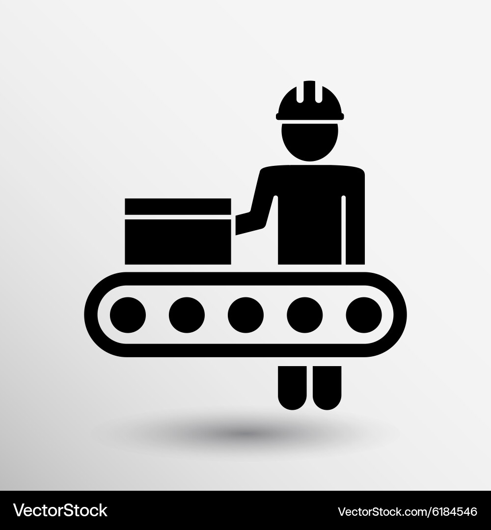 Engineering workshop Industrial operation icon Vector Image