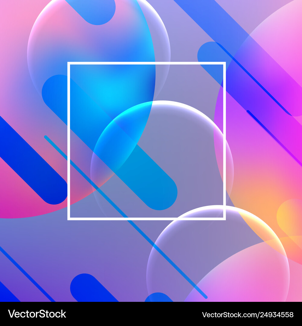 Abstract dynamic geometric background Royalty Free Vector