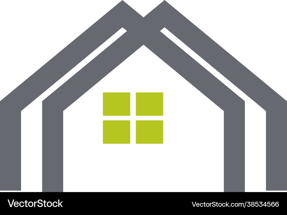 Home logo image Royalty Free Vector Image - VectorStock