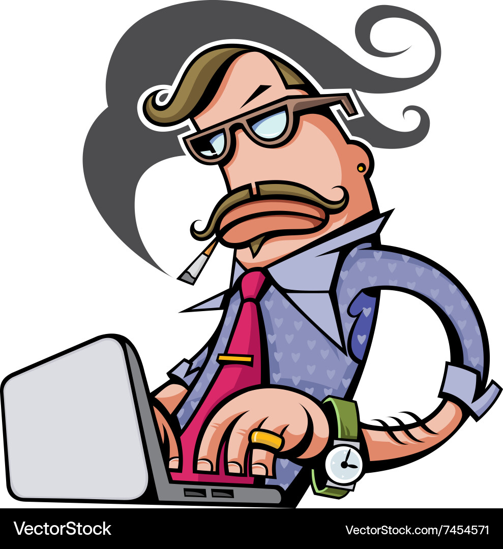 The Big Boss Royalty Free Vector Image - VectorStock