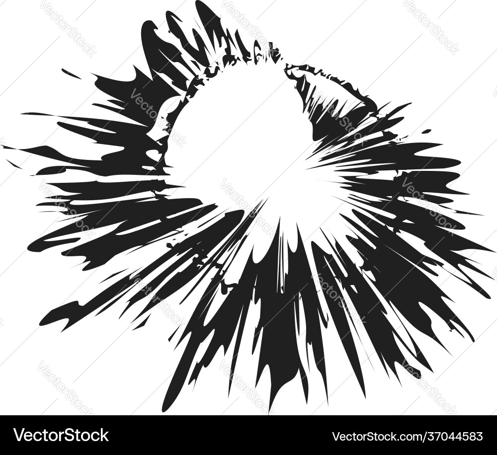 Grungy grunge textured circle circular splash Vector Image