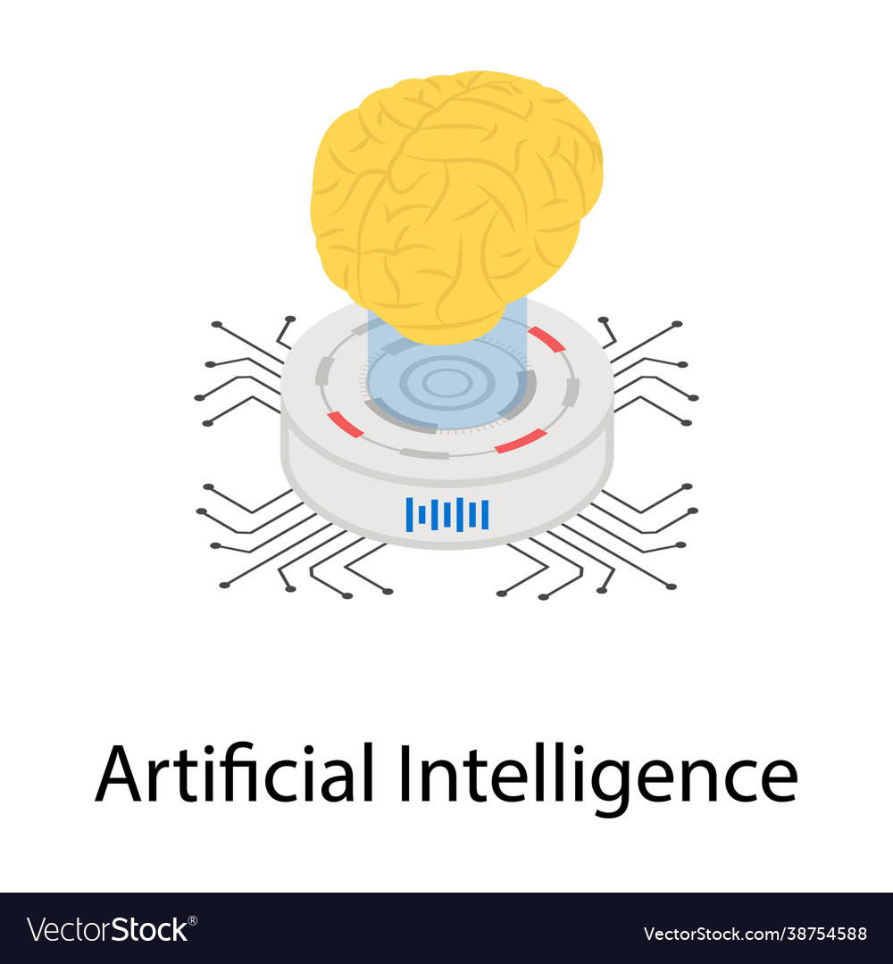 Artificial intelligence Royalty Free Vector Image
